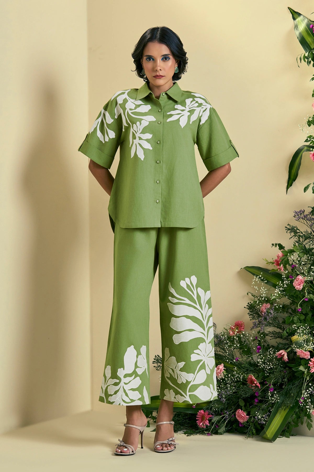 Origani Green Soleil Co-Ord Set – anantam