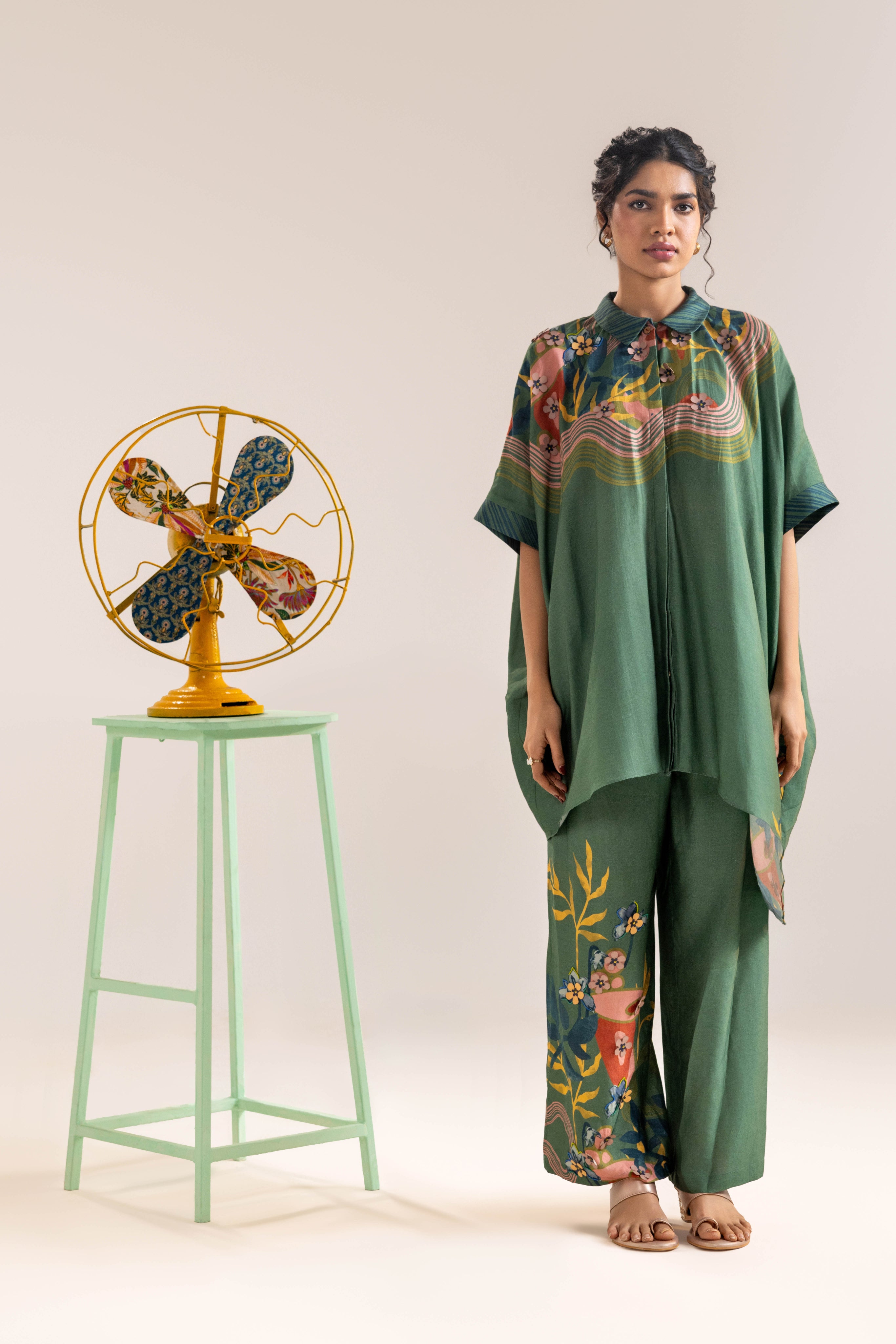 flora embellished co-ord set – Anantam